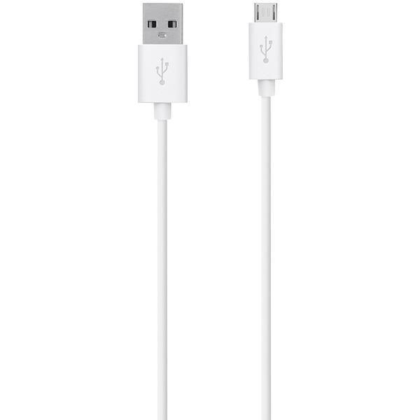 BELKIN F2CU012bt04-WHT MIXIT? Tangle-Free Micro USB Charge & Sync Cable ...