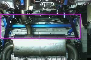 Cusco Rear Member Rear Brace 2008 + Mitsubishi Lancer Evolution EVO X ...