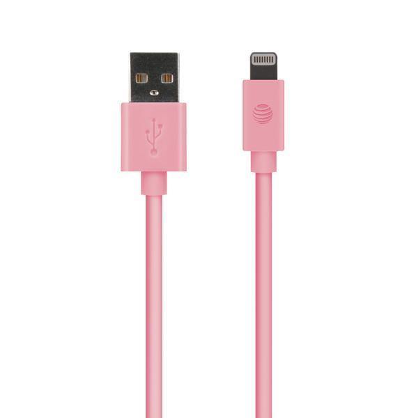 PVC Charge and Sync Lightning Cable, 10 Feet (Pink) – mobileiGo.com