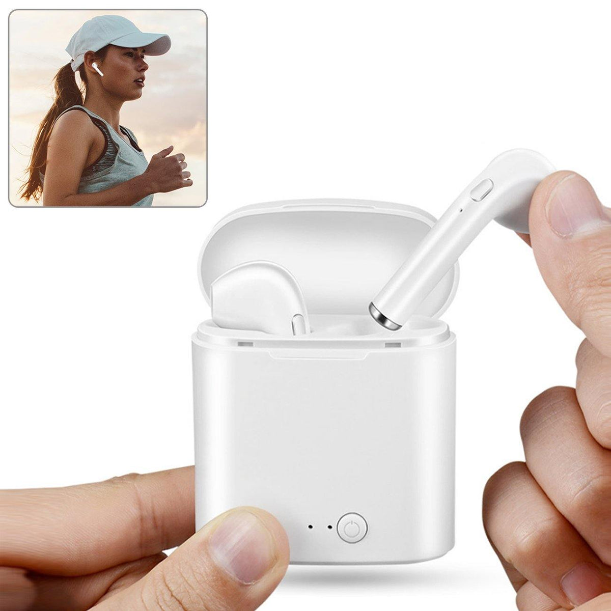 Reiko Wireless Headset Bluetooth Headphones Stereo Twin Earbuds I7s-tws ...